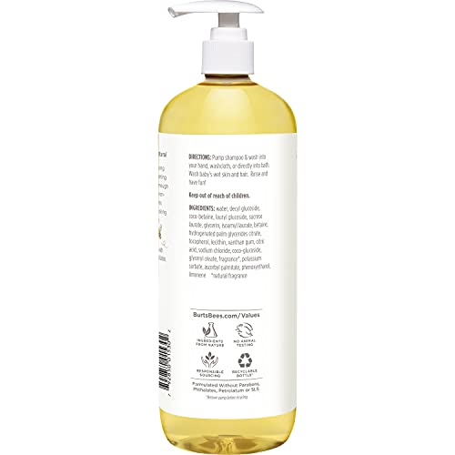 Burt’s Bees Baby Shampoo & Wash, Calming, 21 Ounces (Pack of 3)