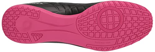 adidas Unisex Copa Pure.4 Indoor Soccer Shoe, Black/Zero Metallic/Team Shock Pink, 11.5 US Men