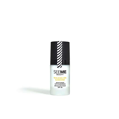 SeeMe Beauty Mini Walking on Sunshine Moisturizer with SPF 30 For Mature Skin - Travel Size - No Parabens, No Sulfates, No Artificial Fragrances (Walking on Sunshine, Travel Size)