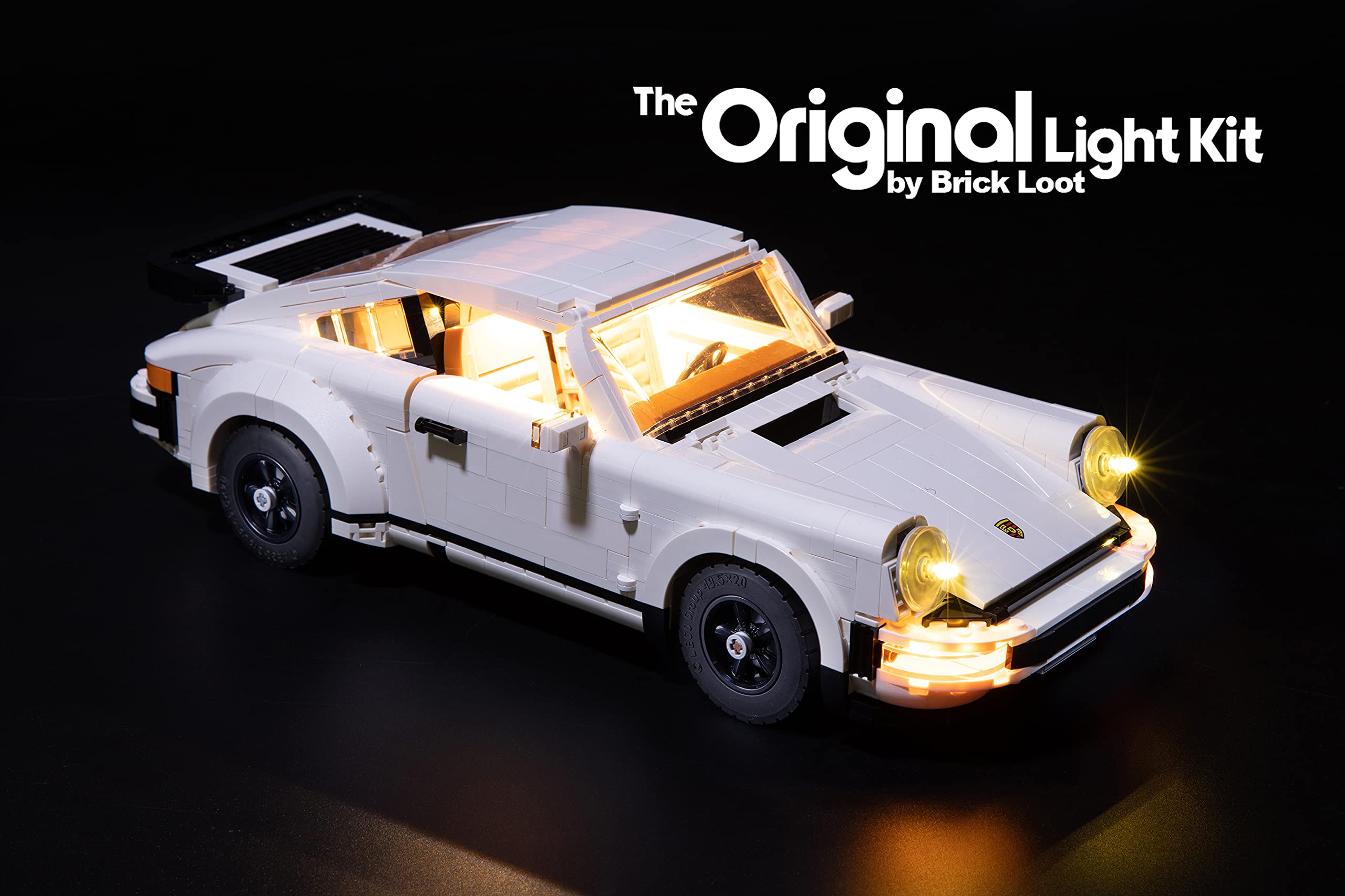 Brick Loot Deluxe LED Lighting Light Kit for Your LEGO Porsche 911 Set 10295 - (Note: Model is NOT Included)