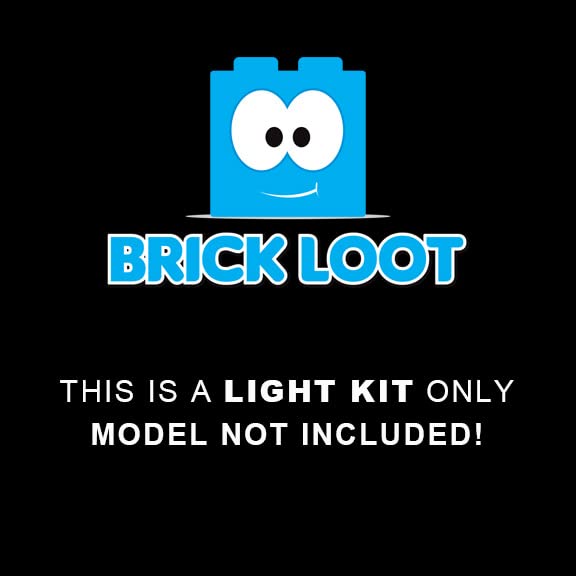 Brick Loot Deluxe LED Lighting Light Kit for Your LEGO Porsche 911 Set 10295 - (Note: Model is NOT Included)
