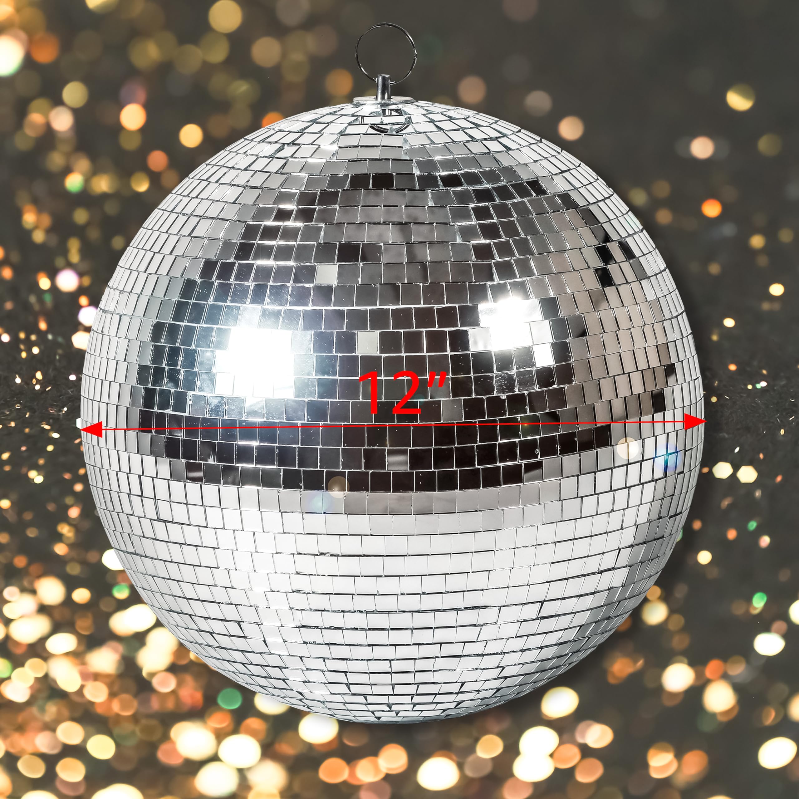 Trademark Innovations Disco Ball 12 Inch Disco Ball Chandelier Disco Ball for Ceiling