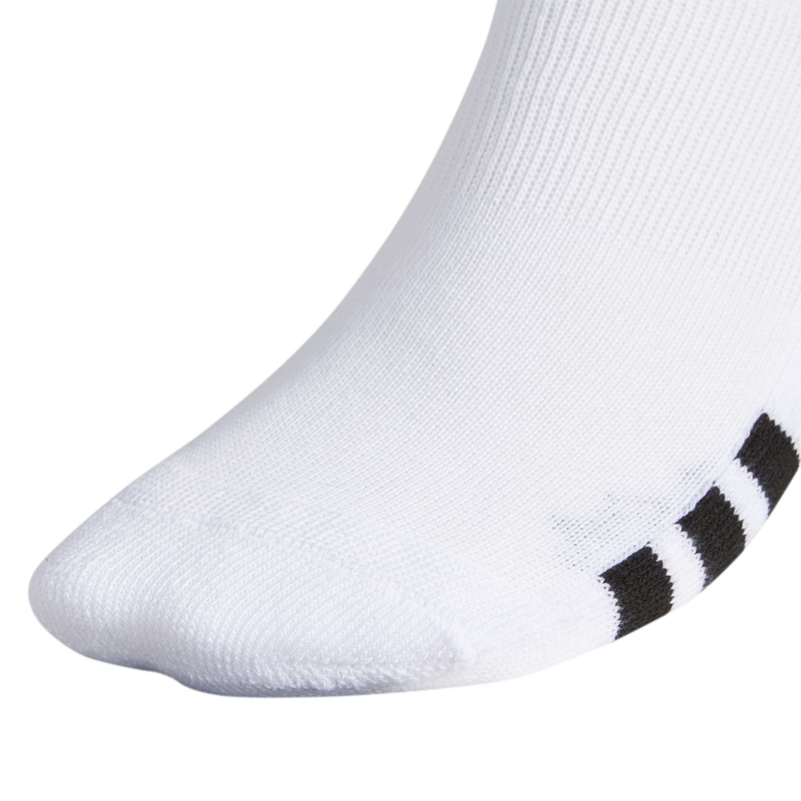 adidas Rivalry Soccer 2.0 OTC, Workout Compression Socks-Over The Calf, White/Black, Small