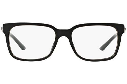 Versace VE 3218 5122_5 Matte Black Plastic Square Eyeglasses 53mm