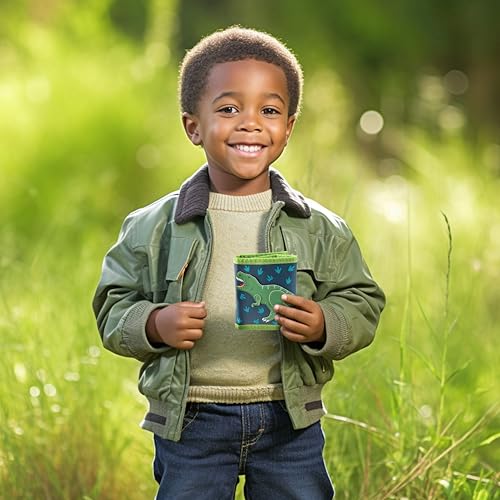Stephen Joseph, Kids Unisex Wallet, Toddler Wallet for Boys and Girls with Applique Designs, Screen Printed Wallet with Zippered Coin Pocket, Shark