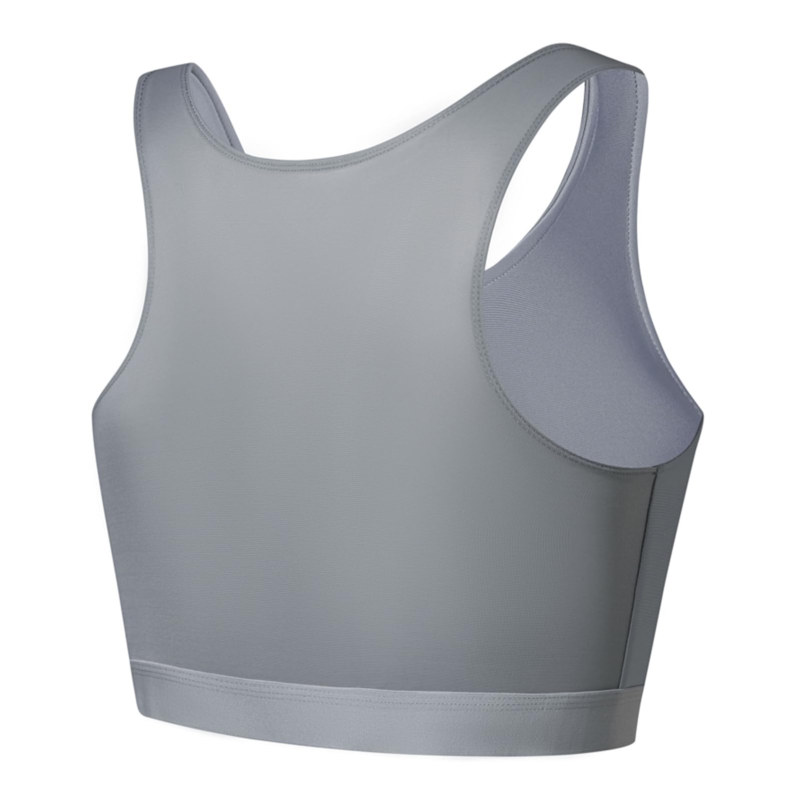 JARAZIN Chest Binder Binder Trans Transgender FTM Tomboy Pullover Breast Binder Bras Tank Top for Women (Medium, Grey)