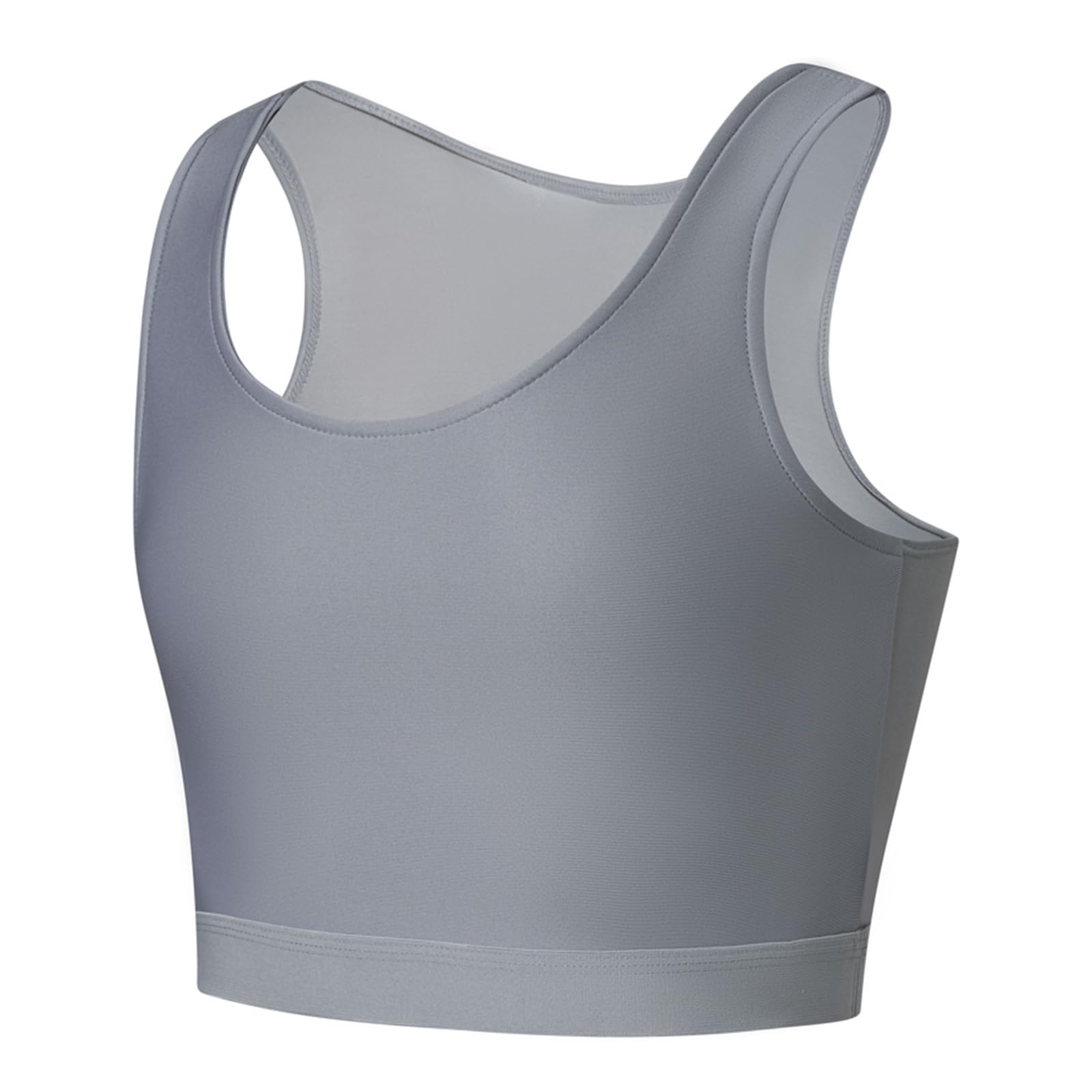 JARAZIN Chest Binder Binder Trans Transgender FTM Tomboy Pullover Breast Binder Bras Tank Top for Women (Medium, Grey)