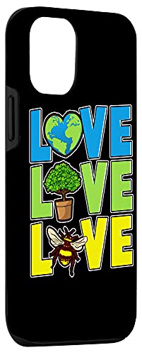 iPhone 12/12 Pro Earth Love Trees And Nature Love Bees Earth Science Case
