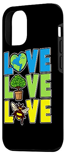 iPhone 12/12 Pro Earth Love Trees And Nature Love Bees Earth Science Case