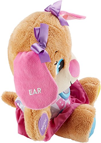 Fisher-Price Laugh & Learn Baby & Toddler Toy Smart Stages Sis Interactive Plush Dog With Music Lights & Learning Content For Ages 6+ Months