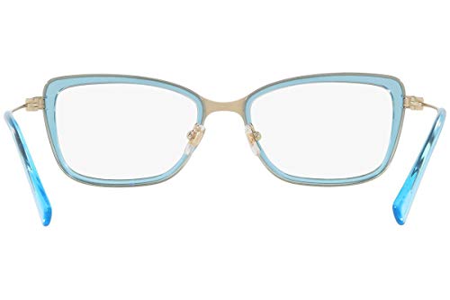 Eyeglasses Versace VE 1243 1403 PALE GOLD/BLUE TRANSP