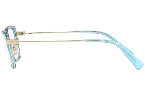 Eyeglasses Versace VE 1243 1403 PALE GOLD/BLUE TRANSP