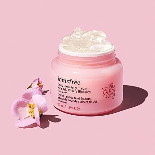 innisfree Cherry Blossom Dewy Glow Jelly Cream Face Moisturizer , 1.69 Fl Oz (Pack of 1)