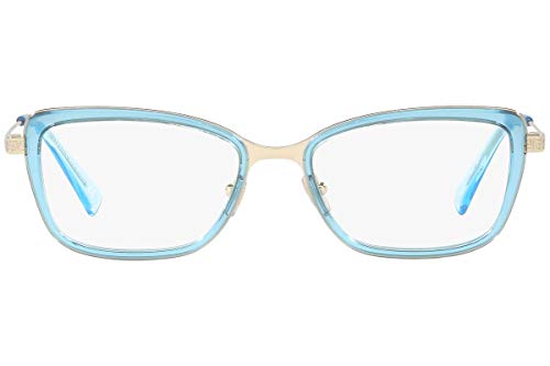 Eyeglasses Versace VE 1243 1403 PALE GOLD/BLUE TRANSP
