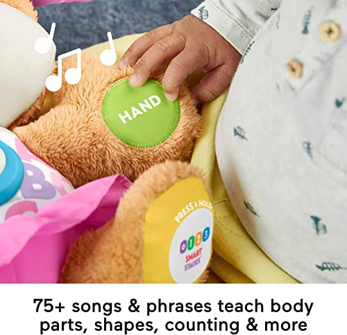 Fisher-Price Laugh & Learn Baby & Toddler Toy Smart Stages Sis Interactive Plush Dog With Music Lights & Learning Content For Ages 6+ Months