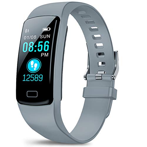 PUBU Fitness Tracker, Heart Rate Monitor Activity Tracker IP68 Waterproof with Sleep Monitor, Health Exercise Fitness Watch Step Counter Pedometer Walking Calories Burned for Women Men