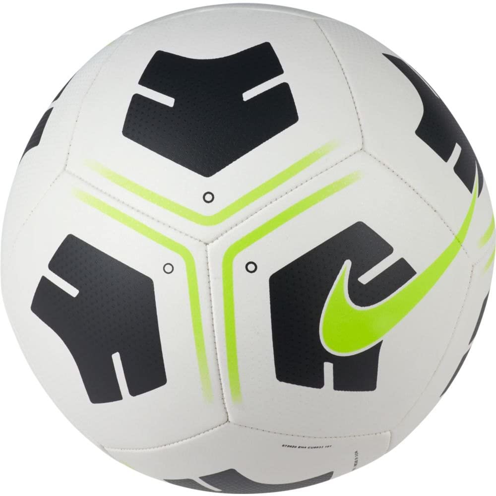 NIKE Unisex's NK Park - Team Recreational Soccer Ball, White/Black/(Volt), 5