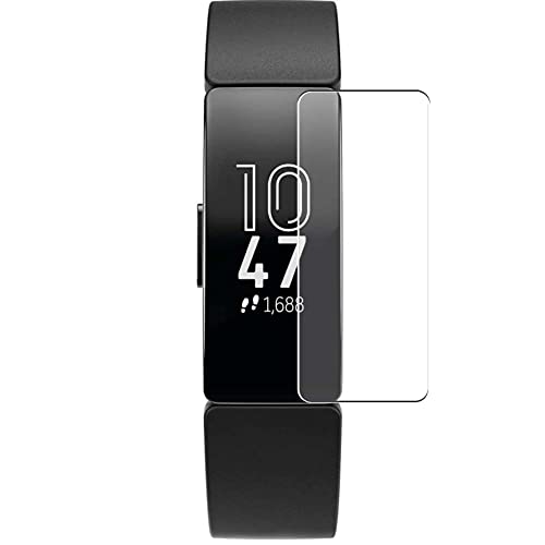 Puccy 3 Pack Screen Protector Film, compatible with Fitbit Inspire Fitness Tracker Smart Watch TPU Guard ( Not Tempered Glass Protectors )