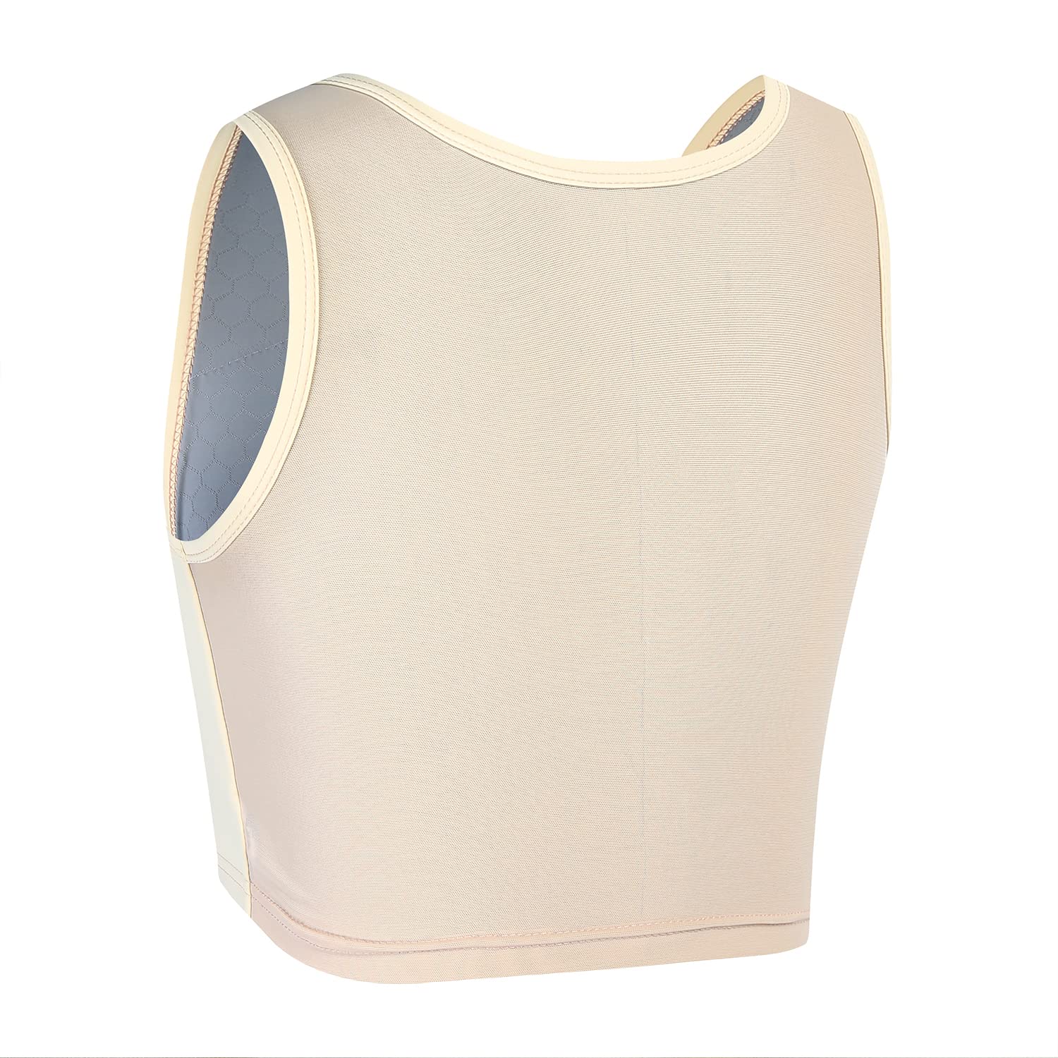 JARAZIN Chest Binder for Transgender Women Tomboy FTM Breast Binder Bra Pullover Tank Top (XX-Large, Nude)