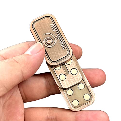 CP3 Fidget Slider EDC Adult Metal Fidget Toys ADHD Tool Anxiety Stress Relief Toys Fun Office Desk Toys Gifts for Boyfriend and Father (Vortex)