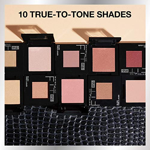Maybelline Fit Me Blush, Lightweight, Smooth, Blendable, Long-lasting All-Day Face Enhancing Makeup Color, Plum, 1 Count