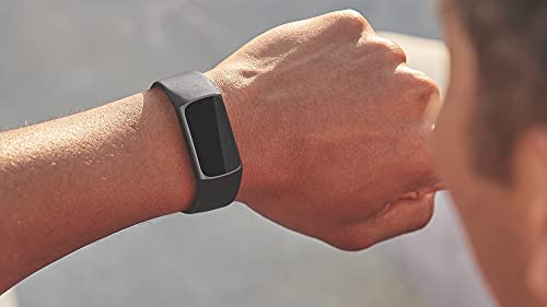 Fitbit Charge 5 Infinity Accessory Band, Official Product, Black, Small