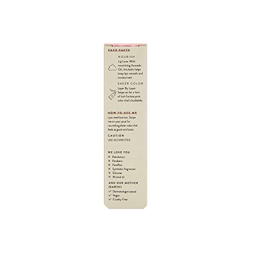 Honest Beauty Tinted Lip Balm | Antioxidant-rich Acai Extracts + Avocado Oil | EWG Certified, Vegan, Cruelty Free | Dragon Fruit