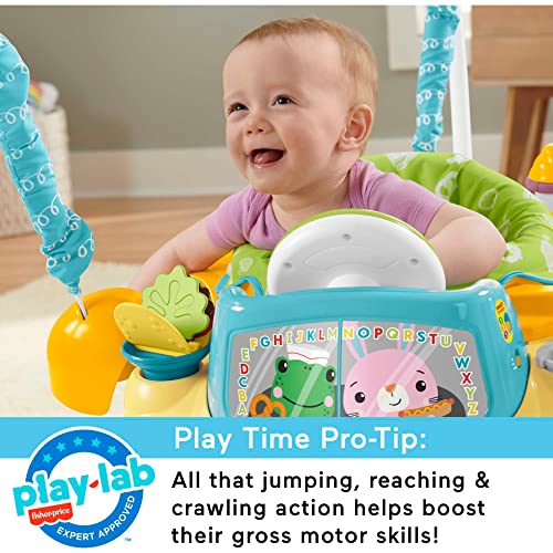 Fisher-Price Baby To Toddler Learning Toy 2-In-1 Servinā Up Fun Jumperoo Activity Center With Music Lights And Shape Sorting Puzzle Play