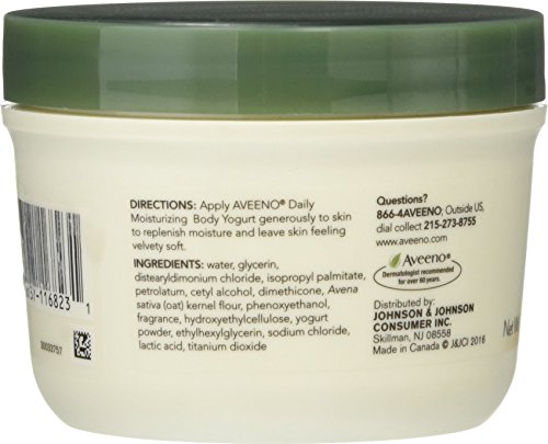 Aveeno Active Naturals Daily Moisturizing Body Yogurt Moisturizer, Vanilla And Oats, 7oz,