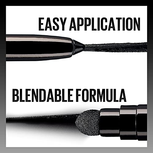 Maybelline TattooStudio Waterproof Mechanical Gel Eyeliner Pencil Makeup, Smokey Black, 1 Count
