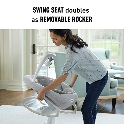 Graco, Soothe My Way Swing with Removable Rocker, Madden