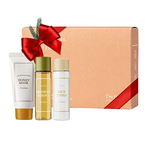 I'm from] Miniature set, rice toner, mugwort essence, honey mask, gifts for women, travel essentials, stocking stuffers