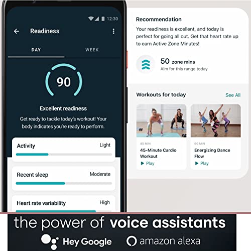 Fitbit Sense Advanced Smartwatch (Carbon/Graphite) with Small & Large Bands, Bundle with 3.3foot Charge Cable, Wall Adapter, Screen Protectors & PremGear Cloth Compatible