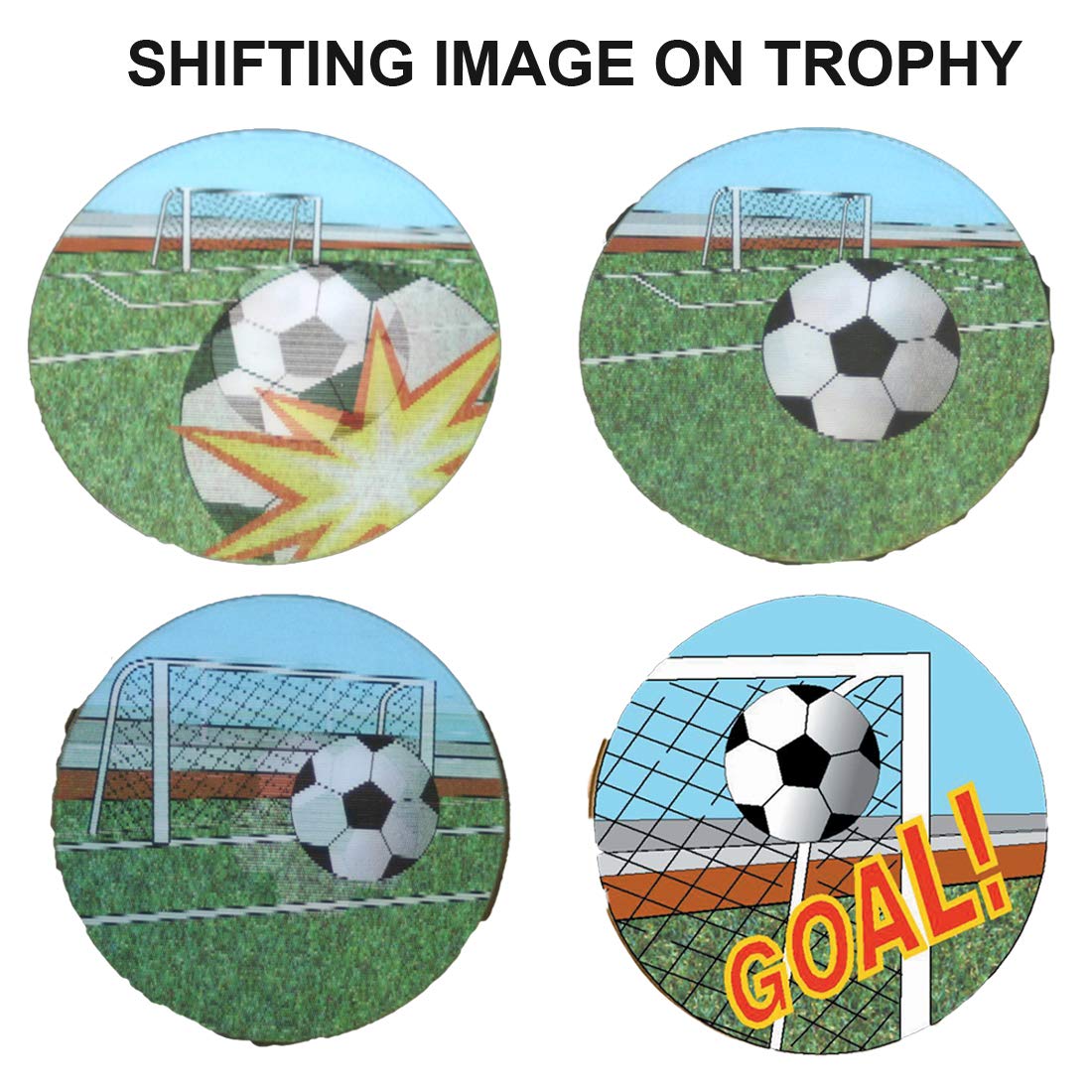 Express Medals Boys Soccer Trophy Award Kits That Include Silicone Soccer Wrist Band Awards (Pack of 10)