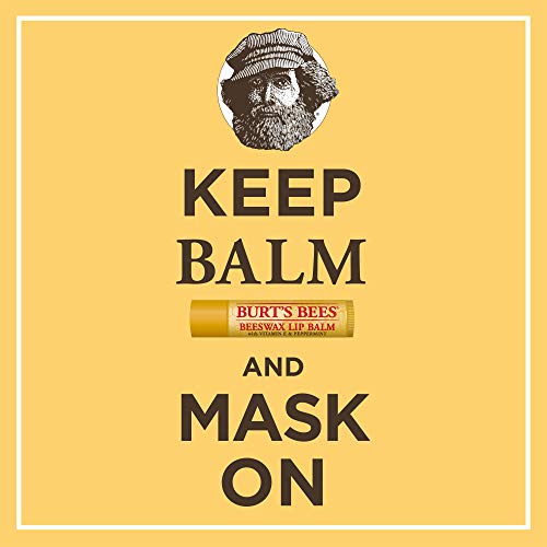 Burt's Bees Lip Balm Easter Basket Stuffers, Moisturizing Lip Care Spring Gift, for All Day Hydration, 100% Natural, Ultra Conditioning with Shea, Cocoa & Kokum Butter (2 Pack)