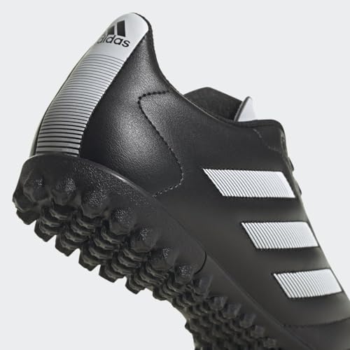 adidas Unisex Goletto Turf Soccer Shoe, Core Black/White/Red, 9.5 US Men