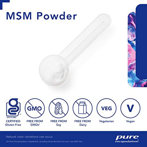 Pure Encapsulations MSM Powder | Hypoallergenic Supplement Supports Joint, Immune, and Respiratory Health | 8 Ounces