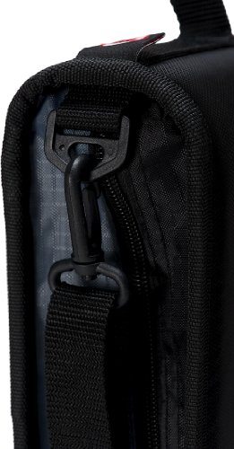 Case-It The Classic Zipper Binder - 2 Inch O-Rings - Multiple Pockets - 350 Sheet Capacity - Comes with Shoulder Strap - Black D-251