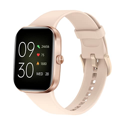 AZTTKIA Smart Watch, Fitness Tracker with 24/7 Blood Pressure and Heart Rate Monitors, Fitness Watch with IP68 Waterproof, 1.7" HD Large Screen Smartwatch Compatible with iOS Android