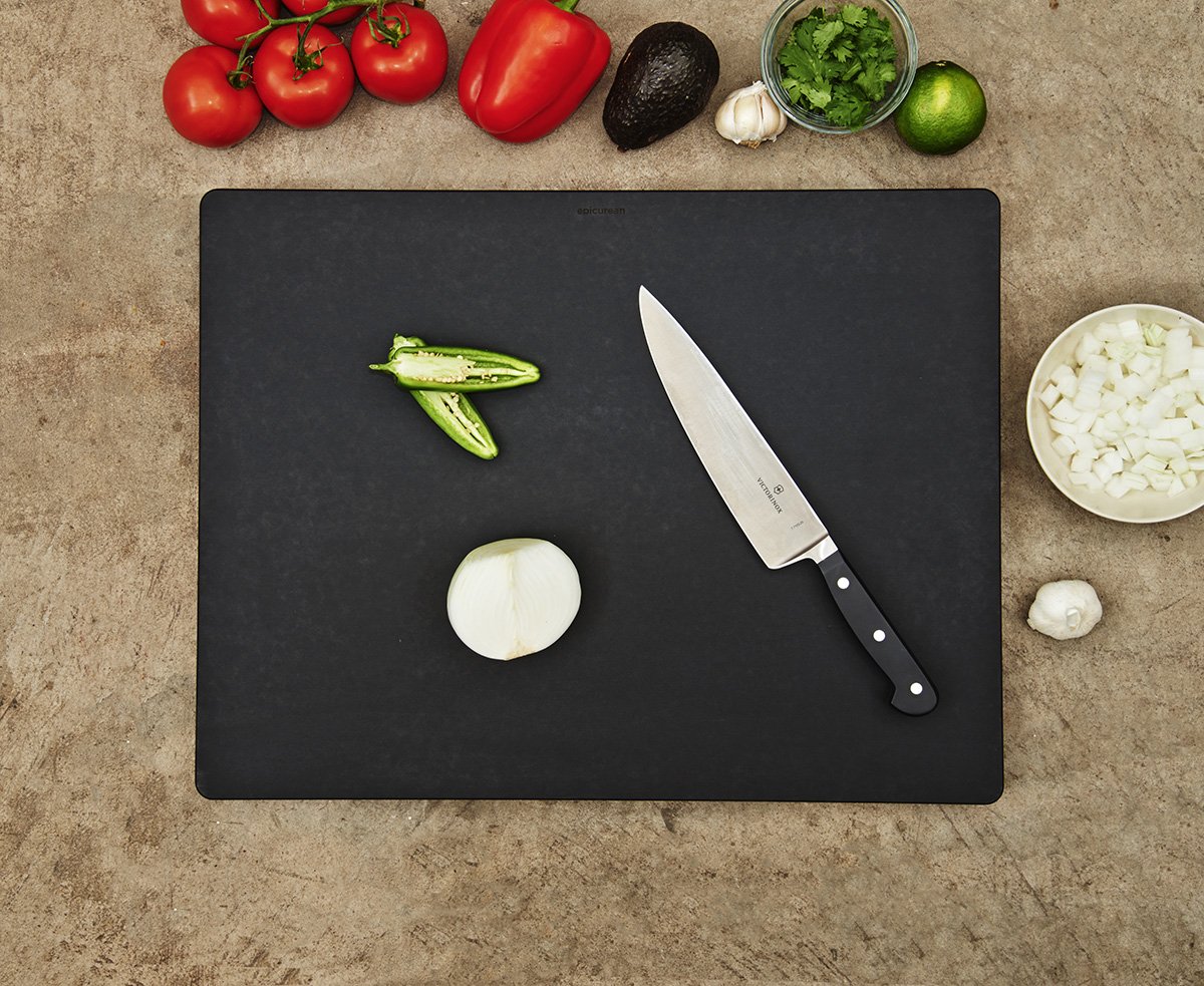 Epicurean Big Block Series 21-by-16-by-1-Inch Thick Cutting Board with Cascade Effect, Slate/ Natural