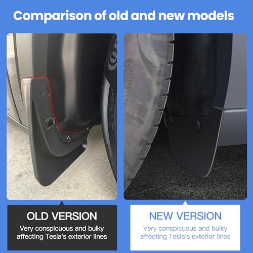 Topfit for Tesla Model Y Mud Flaps Car Mud Guards Defender Wheel Tire Mud Flaps Splash Guard for Tesla Model Y Accessories (Set of 4)