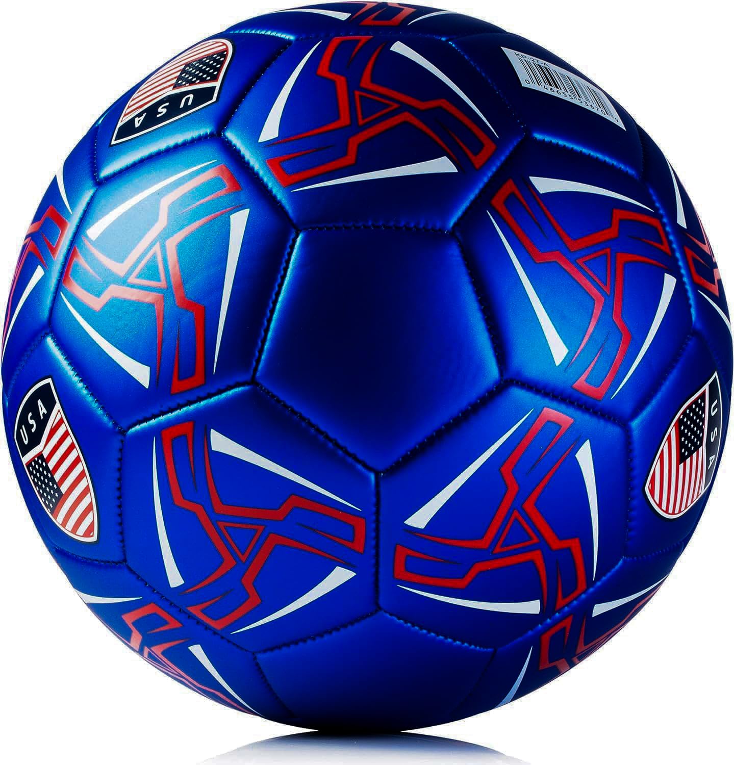 Western Star Game and Match USA Mexico Soccer Ball - Size 4 and Size 5 - Thick 4-Ply Shell - Performance - Ideal for Youth Training and Games for Kids 8-12 Teens 13-16