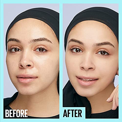 Maybelline Fit Me Matte + Poreless Mattifying Face Primer Makeup With Sunscreen, Broad Spectrum SPF 20, 16HR Wear, Shine Control, Clear, 1 Count