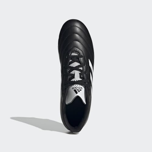 adidas Unisex Goletto Firm Ground Soccer Shoe, Core Black/White/Red, 7 US Men