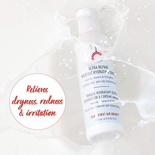First Aid Beauty Ultra Repair Wild Oat Hydrating Toner, Alcohol-Free Calming Toner