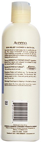 Aveeno Skin Relief Shower & Bath Oil, 10 Ounce (Pack of 3)