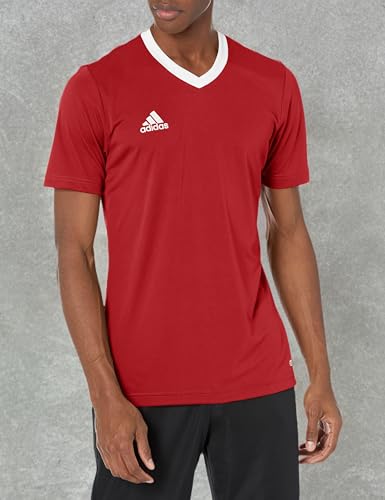 adidas Men's Entrada 22 Jersey, Team Power Red, Medium