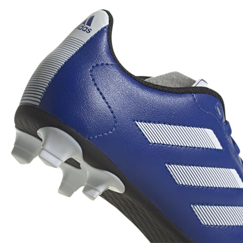 adidas Goletto Firm Ground Soccer Shoe, Team Royal Blue/White/Black, 6 US Unisex Big Kid