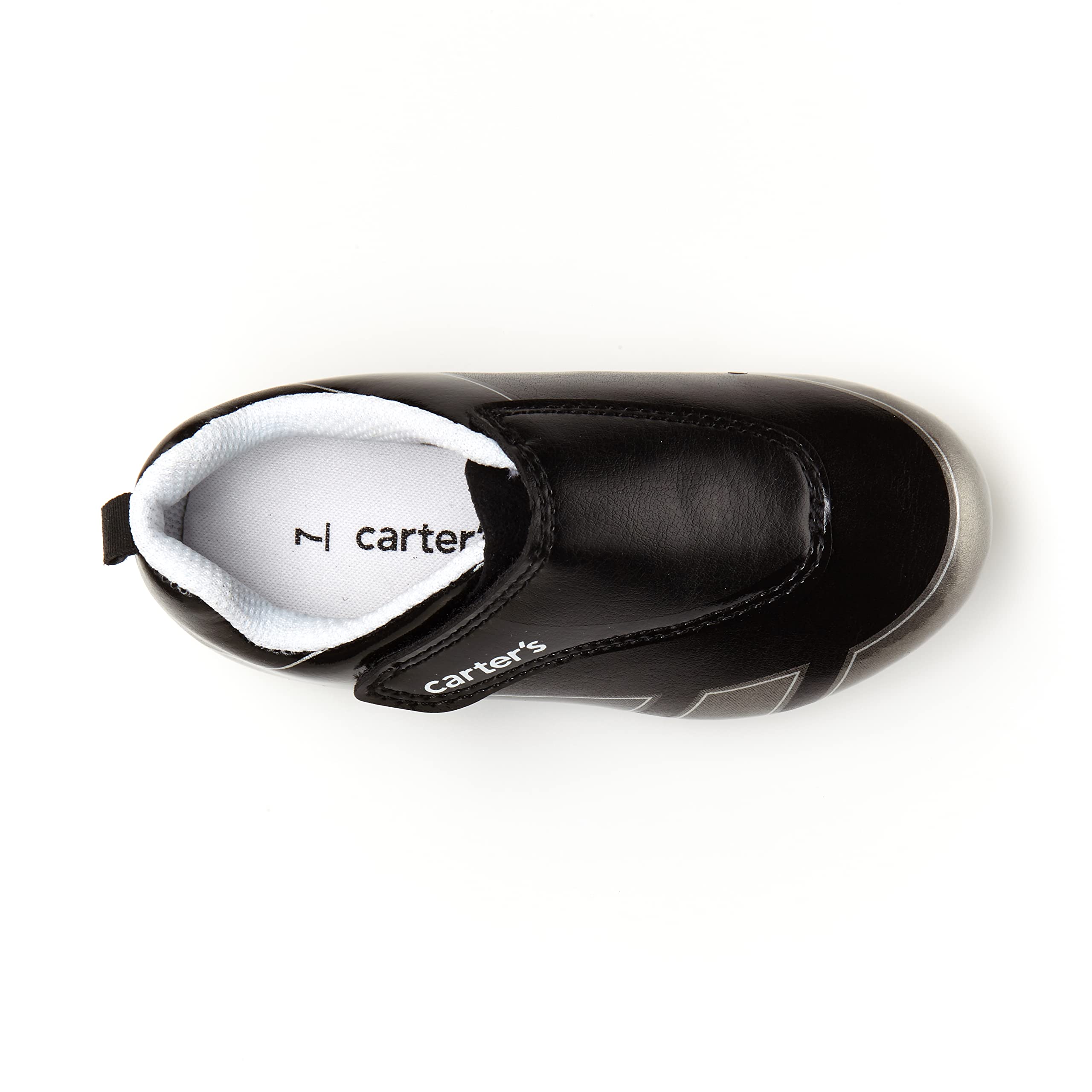 carter's Boy's Fica Sport Cleat, Black, 7 Toddler