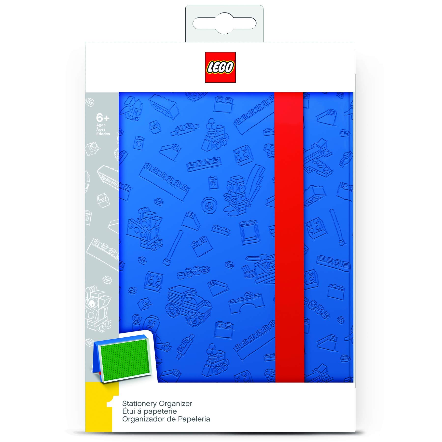LEGO Stationery Organizer for School, Travel, Office - Organize LEGO Bricks and Stationery - Blue